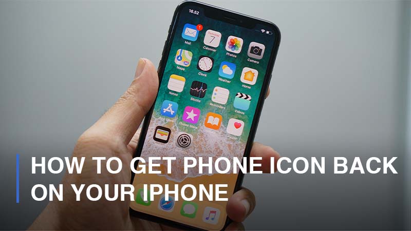 How To Get Phone Icon Back On Your IPhone LibraryHow